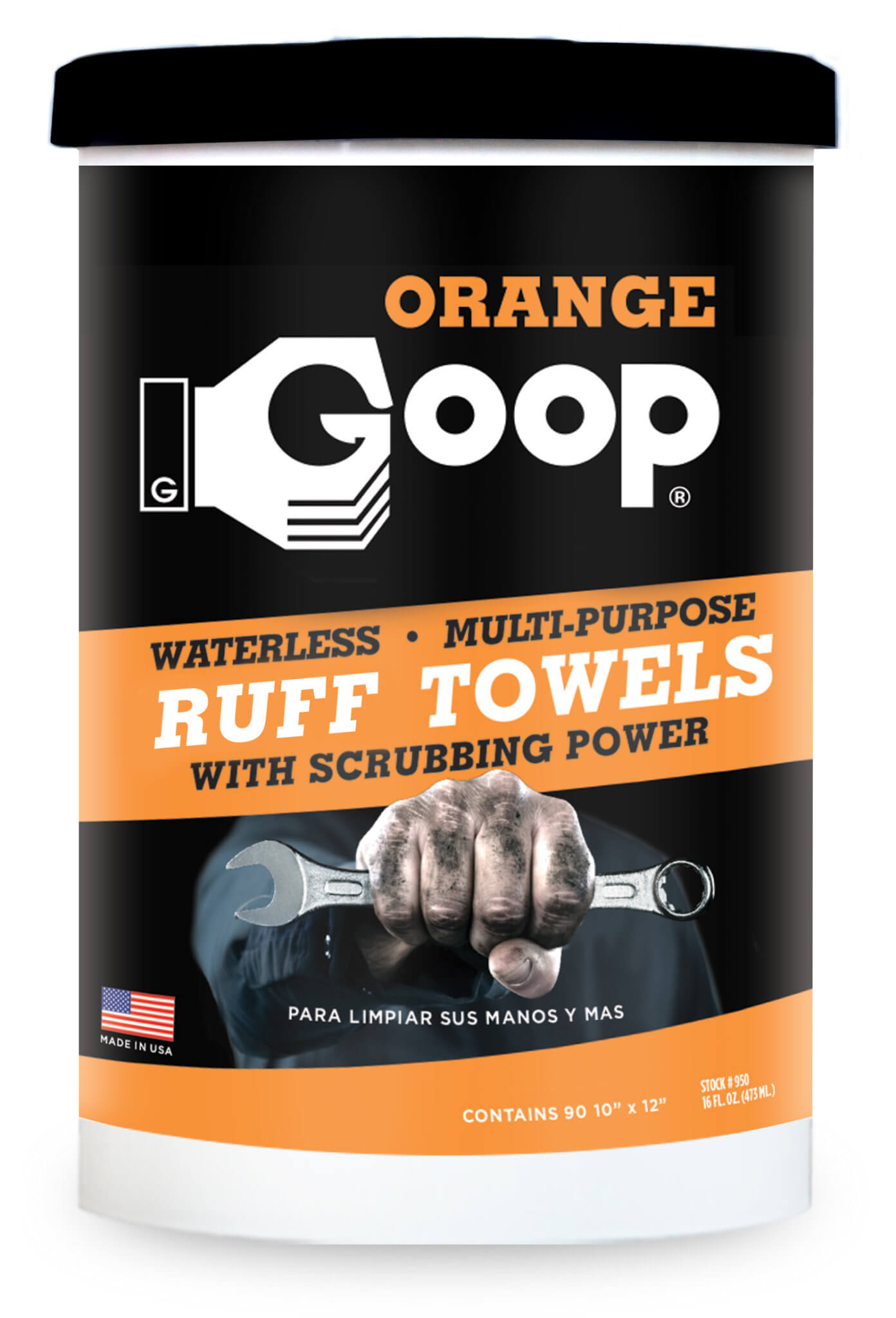 GOOP Wipes rengjøringsduker – fjerner det meste fra hender og utstyr ...